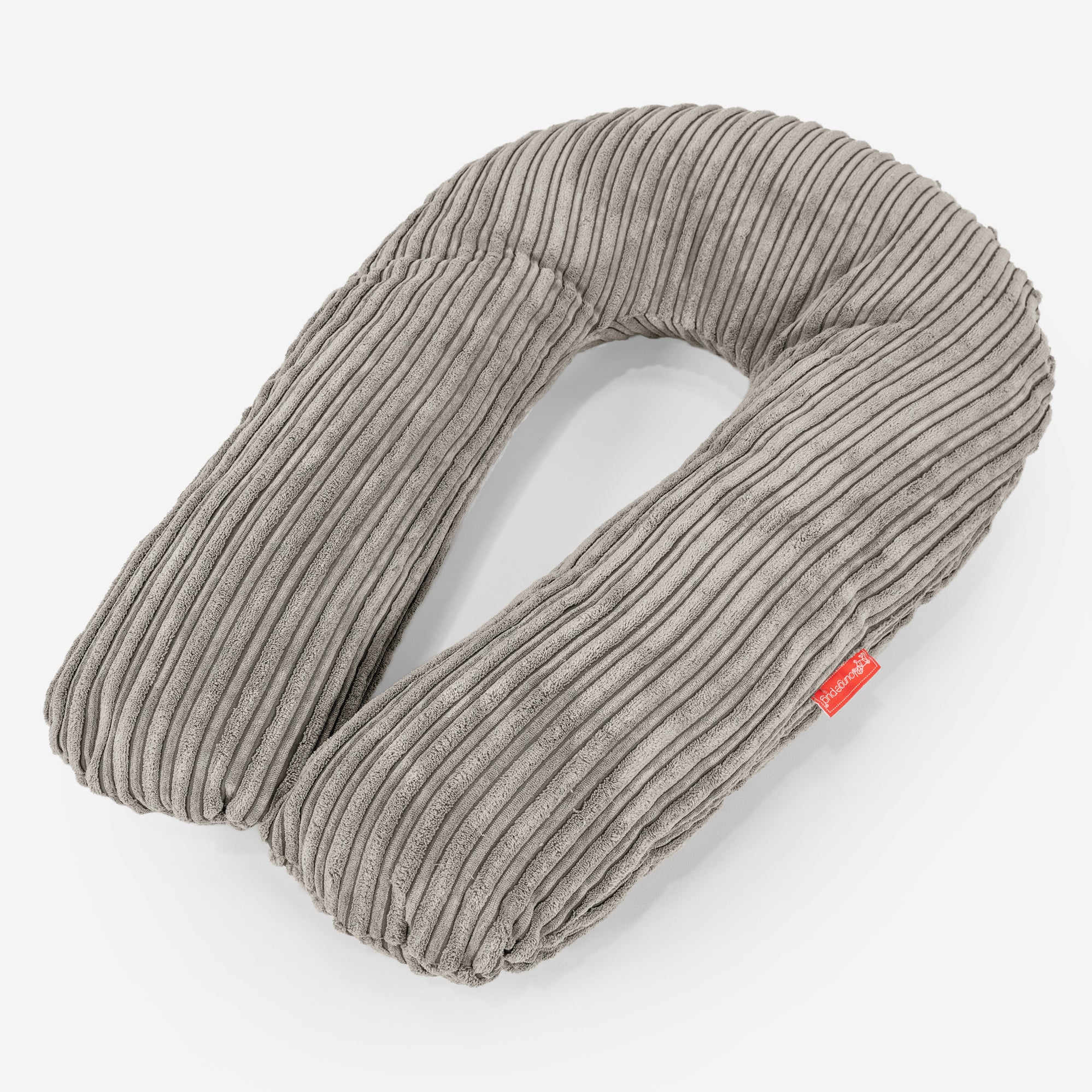 Lounge Pug® Sækkestol Sofa Mammut Klassisk Jernbanefløjl Mink Big