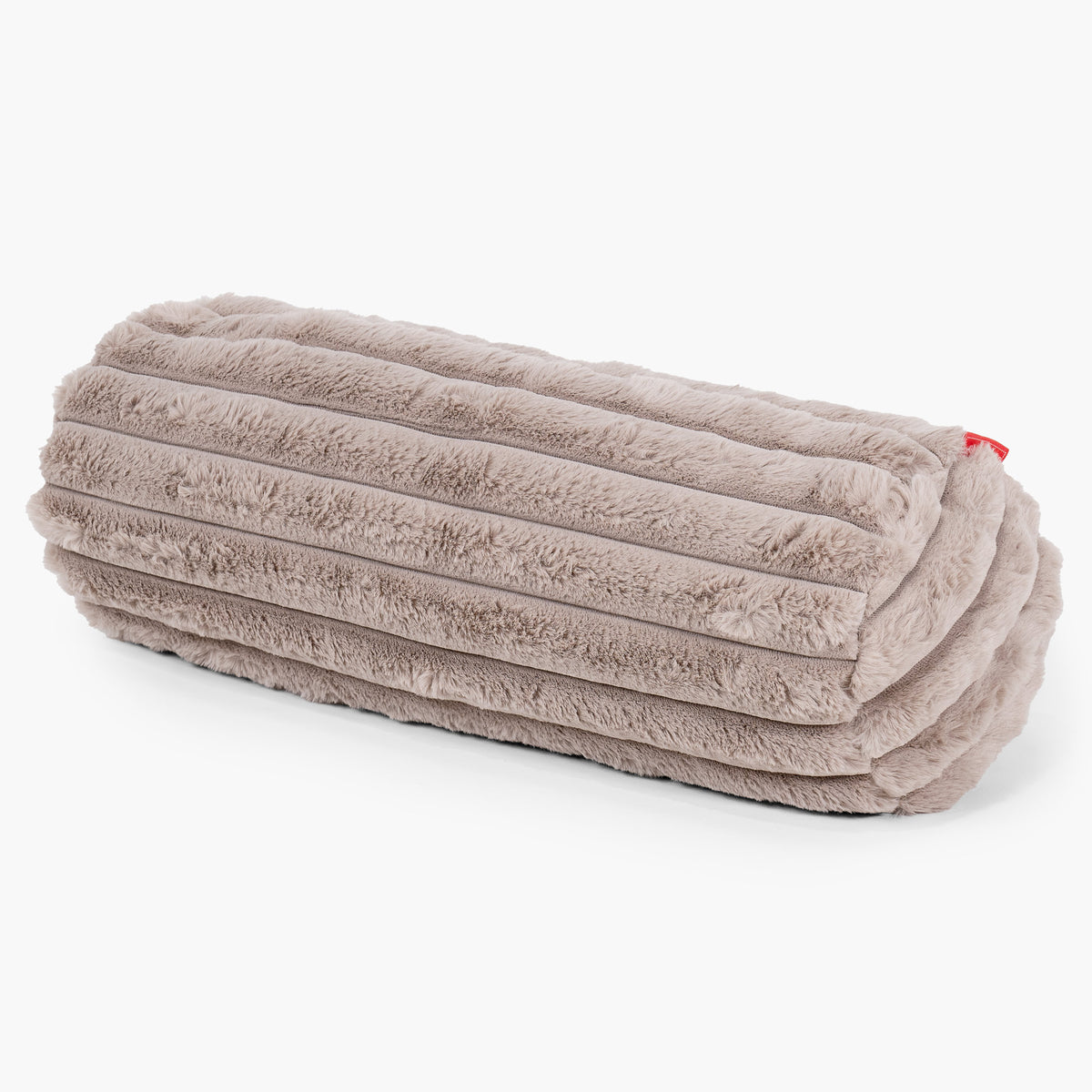 Lounge Pug Pøllepude 20 x 55cm Ultraplysfløjl Mink Cylinder Pude– Big ...