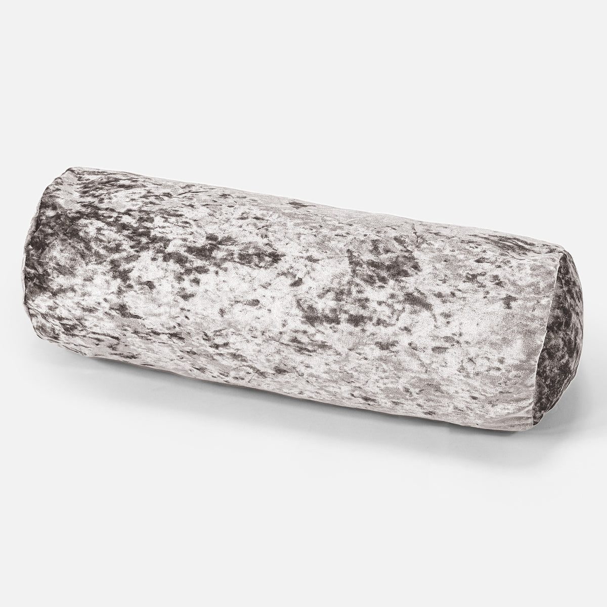 Lounge Pug Pøllepude 20 x 55cm Vintage-fløjl Sølv Cylinder Pude– Big ...